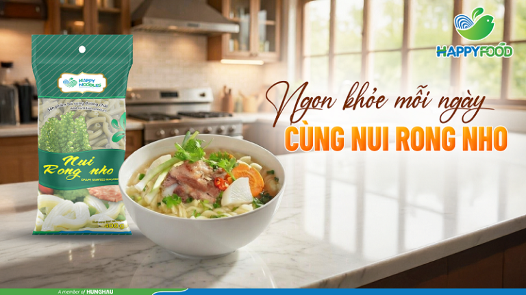 Nui Rong Nho Happy Noodles – “Đổi vị” cho bữa ăn gia đình thêm hấp dẫn ...